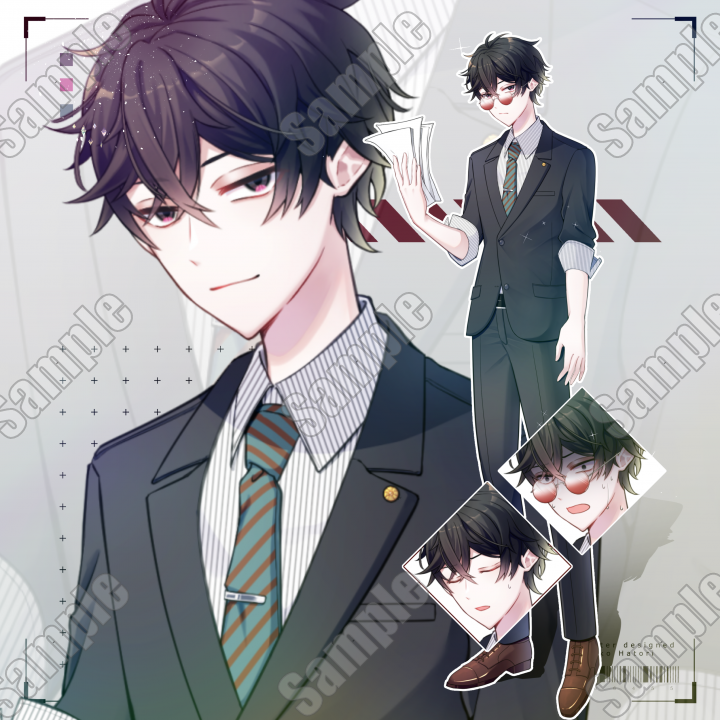 Adopt 【 表情16種＋表情組み換え用psd】TRPG/アイコン/配信などにご利用できる立ち絵| キャラクター ｜つなぐ